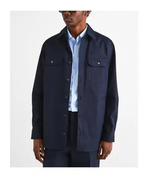 Gucci Twill Long-sleeve Shirt