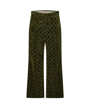 Gucci Straight Fit Printed Trousers