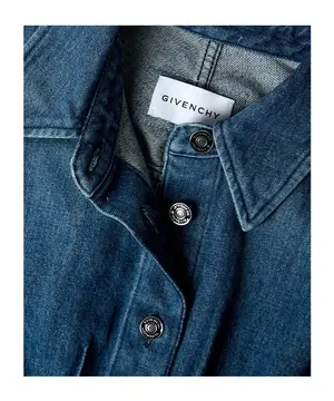 Givenchy Denim Shirt Mini Dress