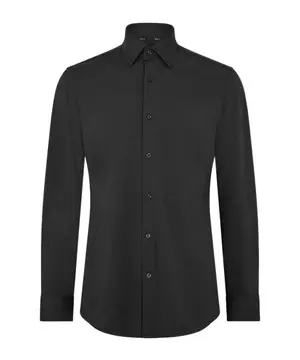 Hugo Boss P Hank Kent Long Sleeve Oxford Shirt - Black