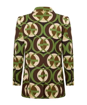 Gucci Pattern Tailored Fit Blazer
