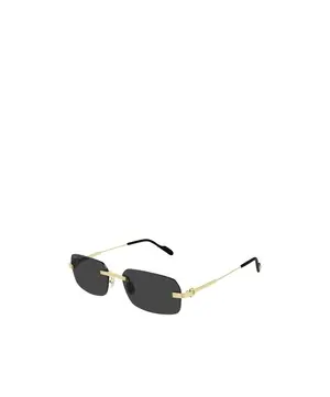 Cartier Rimless Sunglasses With Logo Detail