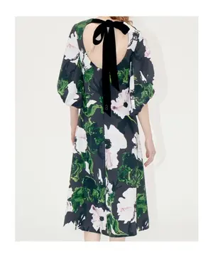 Stine Goya Floral Print Midi Dress