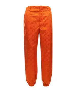 Gucci Solid-color Trousers - Orange