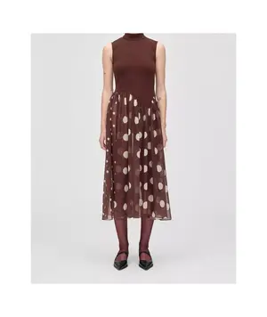 Stine Goya Draped Long Maxi Dress
