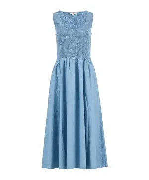 Barbour A-line Midi Dress - Blue