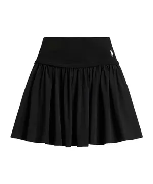 Polo Ralph Lauren Pleated Mini Skirt - Black
