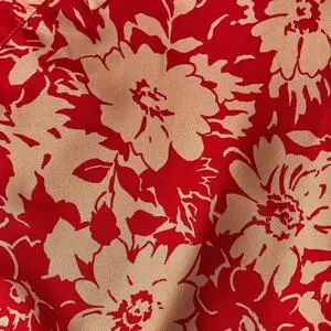 Ralph Lauren Floral Wrap Midi Dress - Red