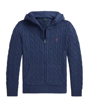 Polo Ralph Lauren Cable Knit Full Zip Hoodie