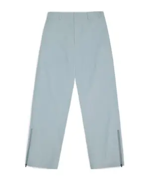 Rains Waterproof Casual Pants With Zippered Details - Gray