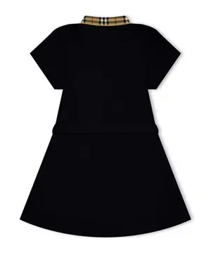 Burberry Polo Collar Dress - Black