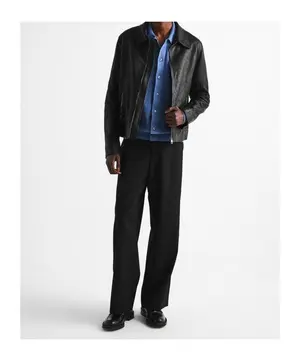 Dolce & Gabbana Leather Zip Jacket