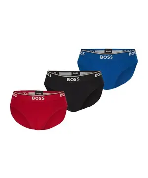 Hugo Boss Logo Detail Three-pack Underwear - Red