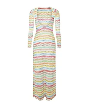 Missoni Long Sleeve Maxi Dress