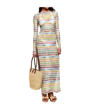 Missoni Long Sleeve Maxi Dress