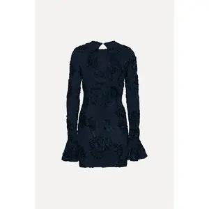 ROTATE BY BIRGER CHRISTENSEN Rosita Mini Dress With Lace Cuffs