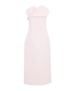 Magda Butrym Strapless Maxi Dress With Floral Embellishment