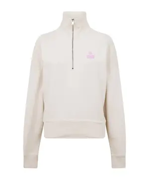 Isabel Marant Étoile Ross" Logo Sweatshirt - White