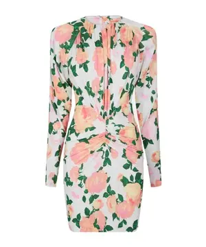 Stella McCartney Stella McCartney Printed Crepe Mini Dress Multicolor
