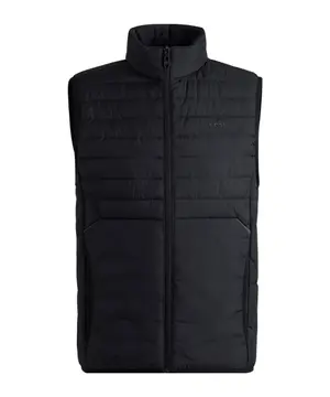 Hugo Boss Urbanex Quilted Water-resistant Sleeveless Gilet - Black