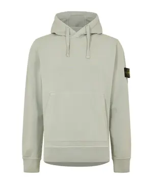 Stone Island Logo Hoodie - Gray