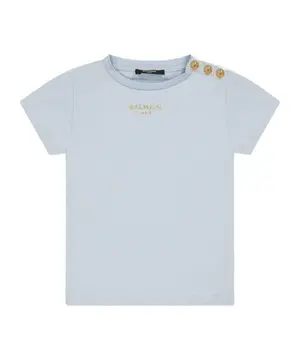 Balmain Logo Crew Neck T-shirt - White