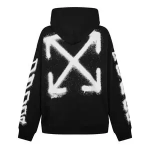 Off-White Hoodie With Graphic Detailing