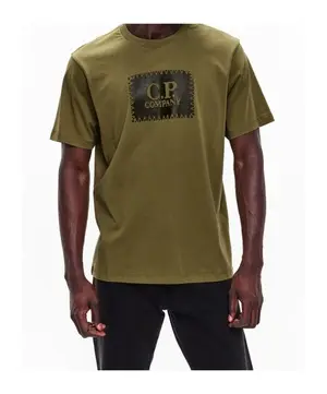 C.P. COMPANY Logo Crew Neck T-shirt