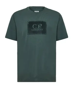 C.P. COMPANY Logo Crew Neck T-shirt - Green