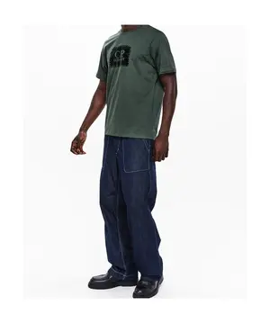 C.P. COMPANY Logo Crew Neck T-shirt
