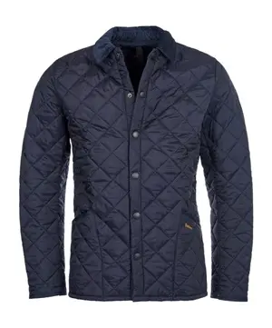 Barbour Quilted Long-sleeved Cotton Coat
