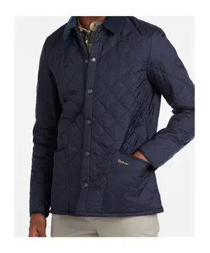Barbour Quilted Long-sleeved Cotton Coat
