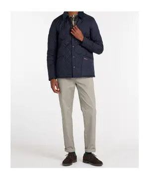 Barbour Quilted Long-sleeved Cotton Coat
