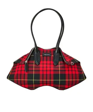 Alexander McQueen Plaid Fabric Bag