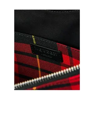 Alexander McQueen Plaid Fabric Bag