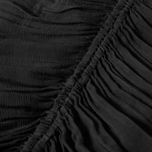 Isabel Marant Étoile Ruched Mini Dress With Sheer Sleeves