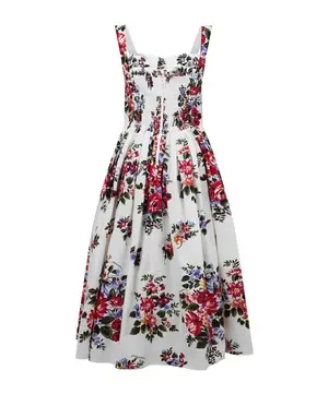 Dolce & Gabbana Floral Print Midi Dress