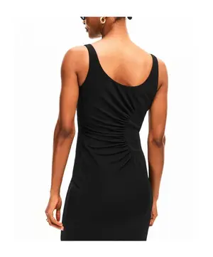 Versace Fitted Maxi Dress With Ruched Detailing