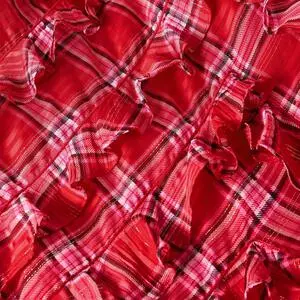 LoveShackFancy Spaghetti Strap Ruffled Maxi Dress