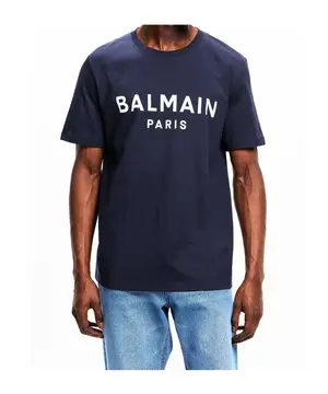 Balmain Logo Short-sleeved T-shirt