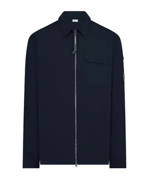 C.P. COMPANY Lens Cotton Long Sleeve Overshirt
