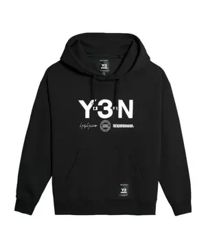 Y3 Graphic Hoodie - Black
