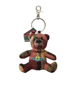 VIVIENNE WESTWOOD Viv Teddy Bear Metal Keychain - Multicolor