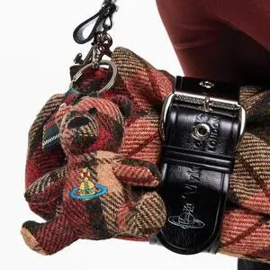 VIVIENNE WESTWOOD Viv Teddy Bear Metal Keychain