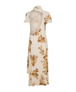 Magda Butrym Floral Print Maxi Dress