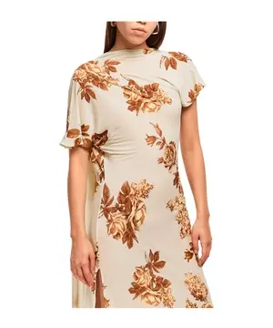Magda Butrym Floral Print Maxi Dress
