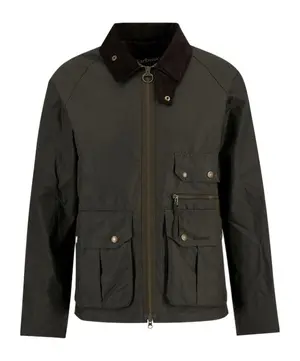 Barbour Zippered Long-sleeved Casual Jacket - Black