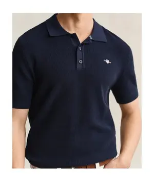 Gant Logo Short Sleeve Polo Shirt