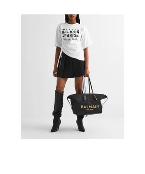 Balmain Solid Color Tote Bag