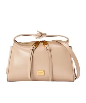 Dolce & Gabbana Beige Leather Handbag - Nude